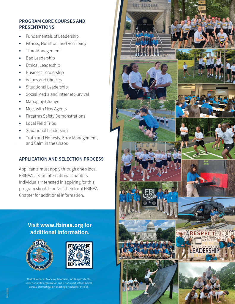 YOUTH LEADERSHIP PROGRAM – FBINAA Michigan